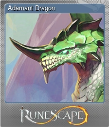 RuneScape - Adamant Dragon | Steam Trading Cards Wiki | Fandom