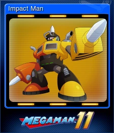Mega Man 11 - Impact Man | Steam Trading Cards Wiki | Fandom