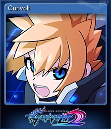 Azure Striker Gunvolt 2 - Gunvolt | Steam Trading Cards Wiki | Fandom