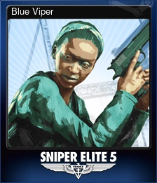 Sniper Elite 5 - Blue Viper | Steam Trading Cards Wiki | Fandom