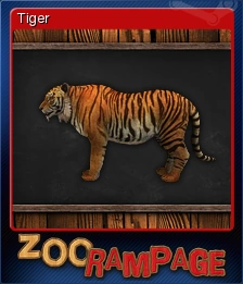 Zoo Rampage - Tiger | Steam Trading Cards Wiki | Fandom