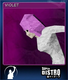 SUPER DISTRO - VIOLET | Steam Trading Cards Wiki | Fandom