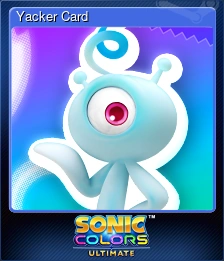 Sonic Colors: Ultimate - Yacker Card | Steam Trading Cards Wiki | Fandom