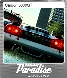Burnout Paradise Remastered - Carson 5000GT | Steam Trading Cards Wiki | Fandom