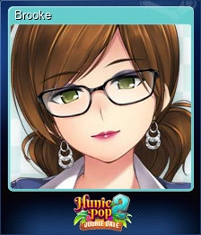 HuniePop 2: Double Date - Brooke | Steam Trading Cards Wiki | Fandom