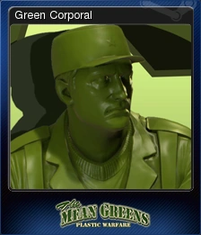The Mean Greens - Plastic Warfare - Green Corporal | Steam Trading ...