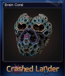 Crashed Lander - Brain Coral | Steam Trading Cards Wiki | Fandom