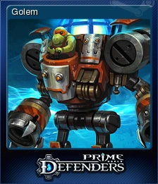 Prime World: Defenders - Golem | Steam Trading Cards Wiki | Fandom