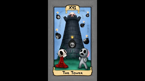 The Binding of Isaac: Rebirth - XVI - The Tower | Steam Trading Cards ...