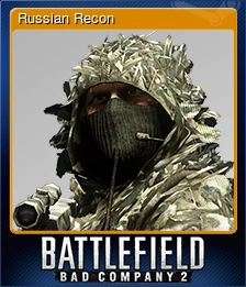 Battlefield: Bad Company 2 - Russian Recon | Steam Trading Cards Wiki ...