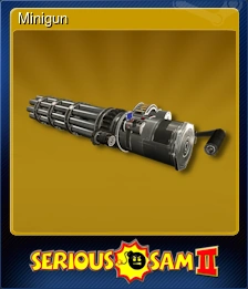 Serious Sam 2 - Minigun | Steam Trading Cards Wiki | Fandom