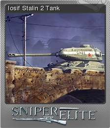 Sniper Elite - Iosif Stalin 2 Tank | Steam Trading Cards Wiki | Fandom