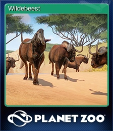 Planet Zoo - Wildebeest | Steam Trading Cards Wiki | Fandom
