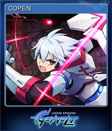 Azure Striker Gunvolt - COPEN | Steam Trading Cards Wiki | Fandom