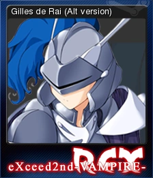 Exceed 2nd - Gilles de Rai (Alt version) | Steam Trading Cards Wiki ...