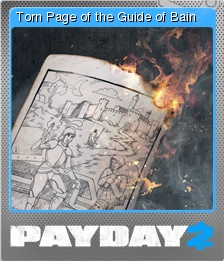 PAYDAY 2 - Torn Page of the Guide of Bain | Steam Trading Cards Wiki ...