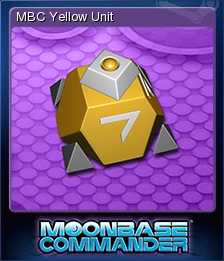 MoonBase Commander - MBC Yellow Unit | Steam Trading Cards Wiki | Fandom