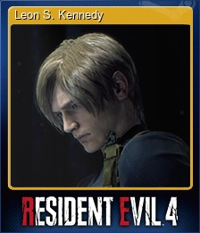 Resident Evil 4 (2023) - Leon S. Kennedy | Steam Trading Cards Wiki ...