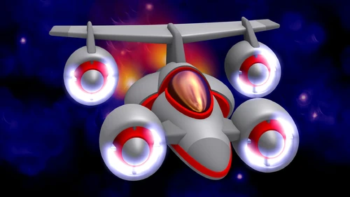 Chicken Invaders 2 - Spaceship (red) | Steam Trading Cards Wiki | Fandom