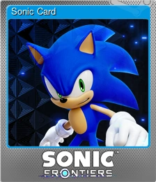 Sonic Frontiers - Sonic Card | Steam Trading Cards Wiki | Fandom