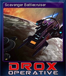 Drox Operative - Scavenger Battlecruiser | Steam Trading Cards Wiki ...