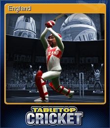 TableTop Cricket - England | Steam Trading Cards Wiki | Fandom