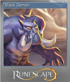 RuneScape - Black Demon | Steam Trading Cards Wiki | Fandom