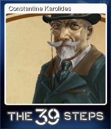 The 39 Steps - Constantine Karolides | Steam Trading Cards Wiki | Fandom