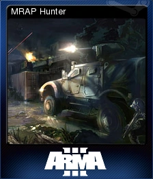 Arma 3 - MRAP Hunter | Steam Trading Cards Wiki | Fandom