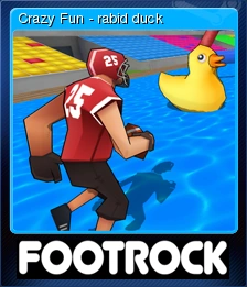 FootRock - Crazy Fun - rabid duck | Steam Trading Cards Wiki | Fandom