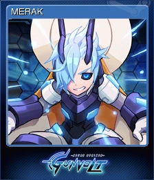 Azure Striker Gunvolt - MERAK | Steam Trading Cards Wiki | Fandom