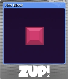Zup! X - Red block | Steam Trading Cards Wiki | Fandom