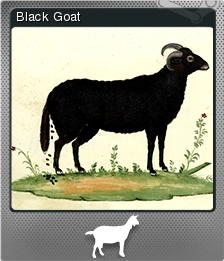 Goat Simulator - Black Goat | Steam Trading Cards Wiki | Fandom