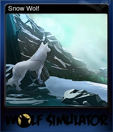 Wolf Simulator - Snow Wolf | Steam Trading Cards Wiki | Fandom