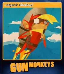 Gun Monkeys - Jetpack Monkey! | Steam Trading Cards Wiki | Fandom