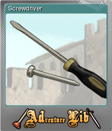 ADventure Lib - Screwdriver | Steam Trading Cards Wiki | Fandom