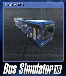 Bus Simulator 16 - SAS A38G | Steam Trading Cards Wiki | Fandom