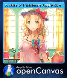 OpenCanvas 6 - A suite of Parisienne Apprentice | Steam Trading Cards ...