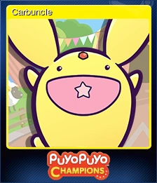Puyo Puyo Champions - Carbuncle | Steam Trading Cards Wiki | Fandom