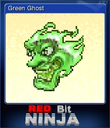Red Bit Ninja - Green Ghost | Steam Trading Cards Wiki | Fandom