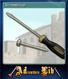 ADventure Lib - Screwdriver | Steam Trading Cards Wiki | Fandom