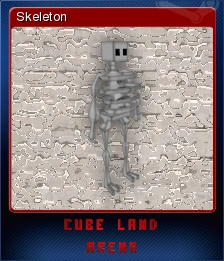 Cube Land Arena - Skeleton | Steam Trading Cards Wiki | Fandom