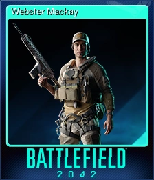 Battlefield 2042 - Webster Mackay | Steam Trading Cards Wiki | Fandom