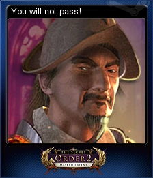 The Secret Order 2: Masked Intent - You will not pass! | Steam Trading ...