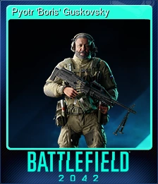 Battlefield 2042 - Pyotr 'Boris' Guskovsky | Steam Trading Cards Wiki ...