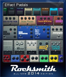 Rocksmith 2014 - Effect Pedals | Steam Trading Cards Wiki | Fandom