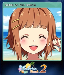Sakura Beach 2 - Nene on the beach | Steam Trading Cards Wiki | Fandom
