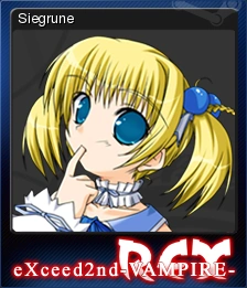 Exceed 2nd - Siegrune | Steam Trading Cards Wiki | Fandom