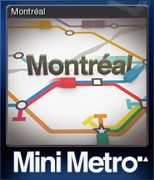 Mini Metro - Montréal | Steam Trading Cards Wiki | Fandom