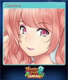 HuniePop 2: Double Date - Candace | Steam Trading Cards Wiki | Fandom